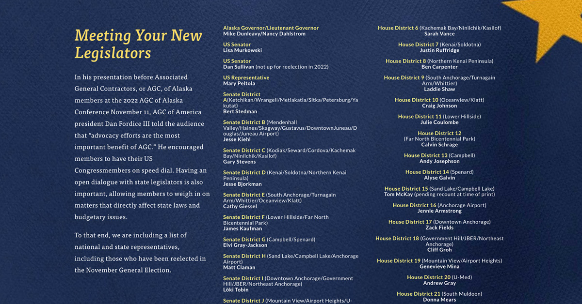 Meeting Your New Legislators